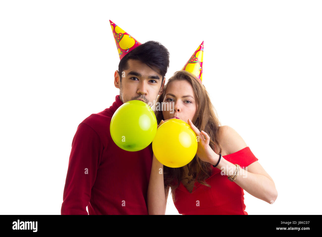 Blowing balloons -Fotos und -Bildmaterial in hoher Auflösung – Alamy