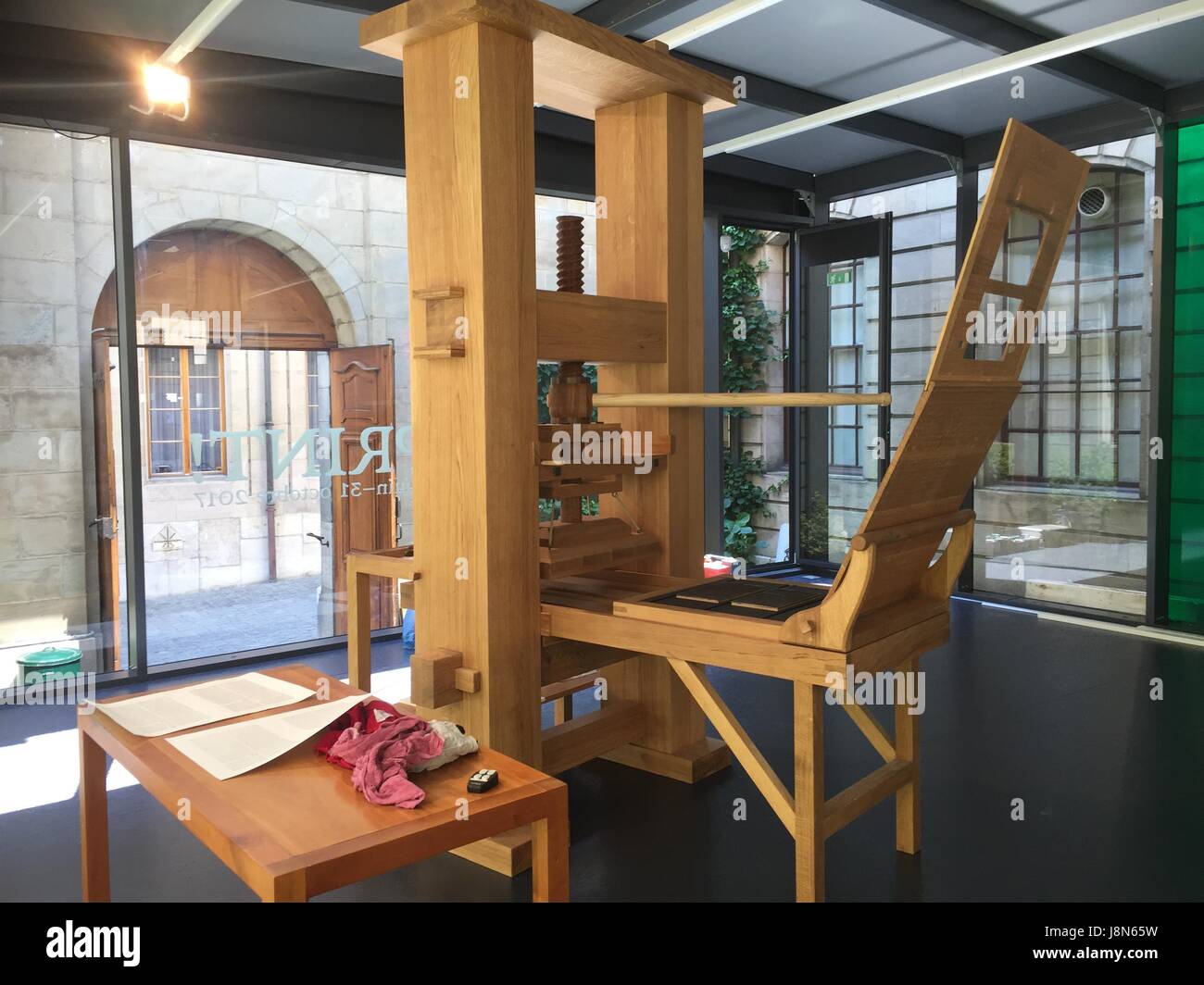 Gutenberg druckerpresse -Fotos und -Bildmaterial in hoher Auflösung – Alamy