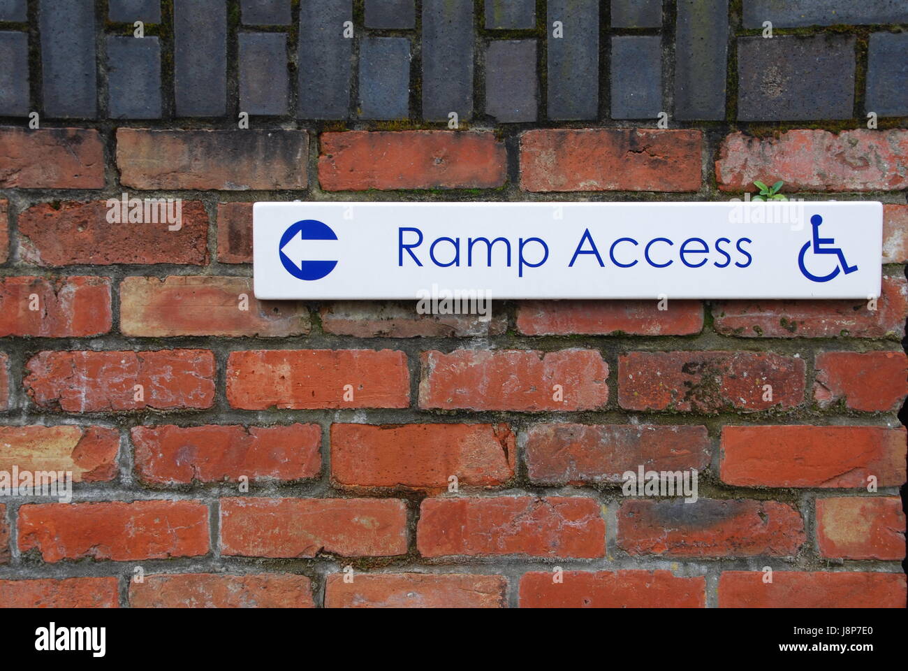 Zeichen, Signal, Rollstuhl, blau, Rampe, Zugang, Behinderte, Piktogramm ...