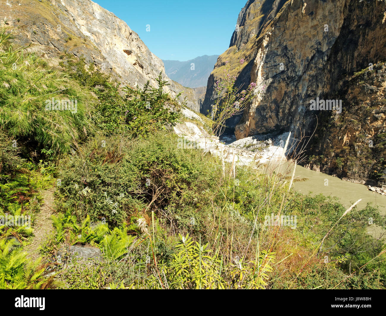 Die schlucht springen -Fotos und -Bildmaterial in hoher Auflösung – Alamy