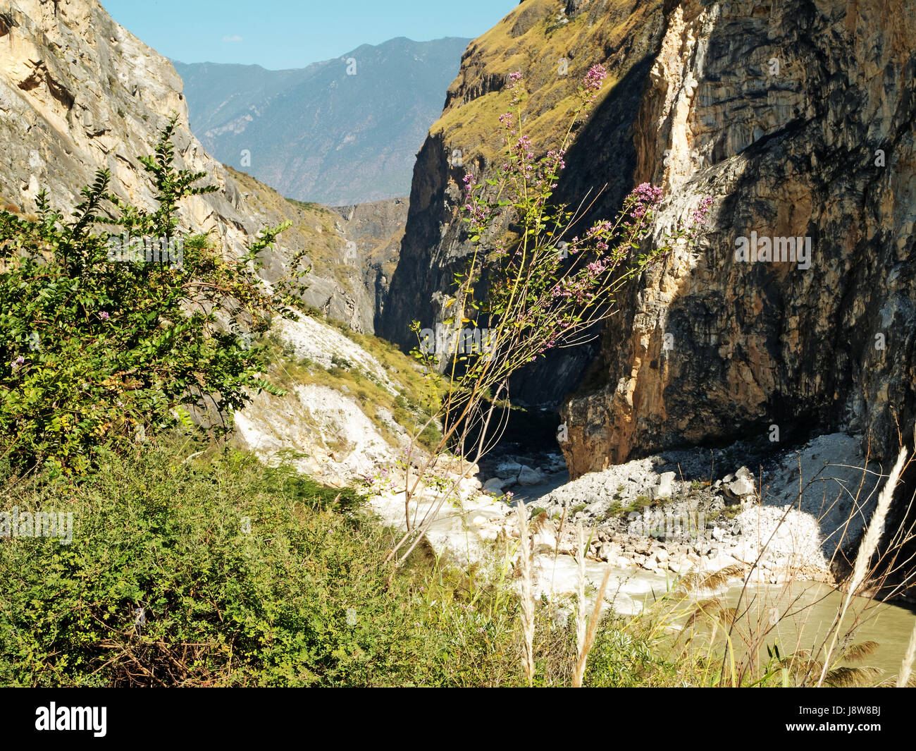 Die schlucht springen -Fotos und -Bildmaterial in hoher Auflösung – Alamy