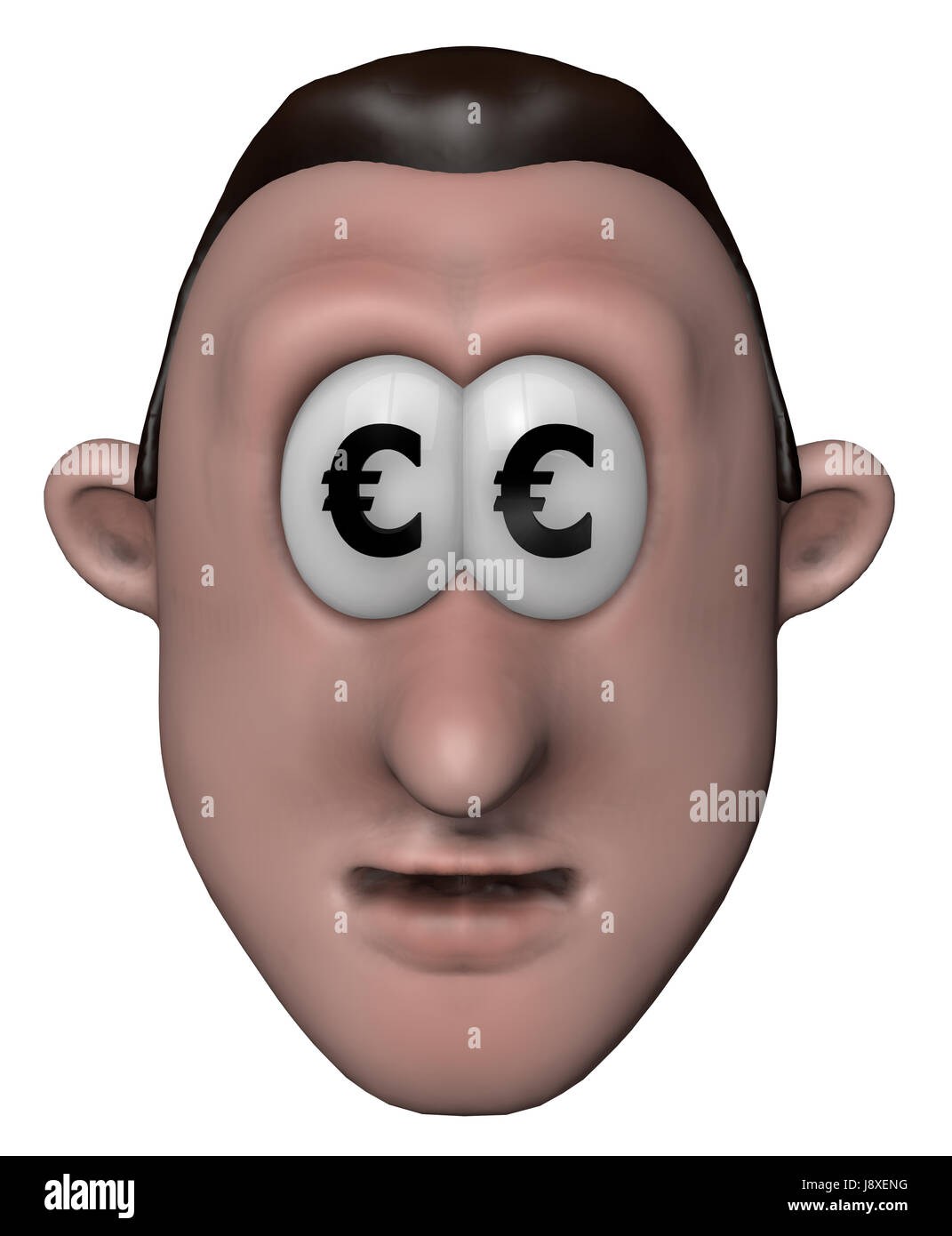 Zeichen, Signal, Comic, Augen, Euro, Cartoon, Piktogramm, Symbol ...