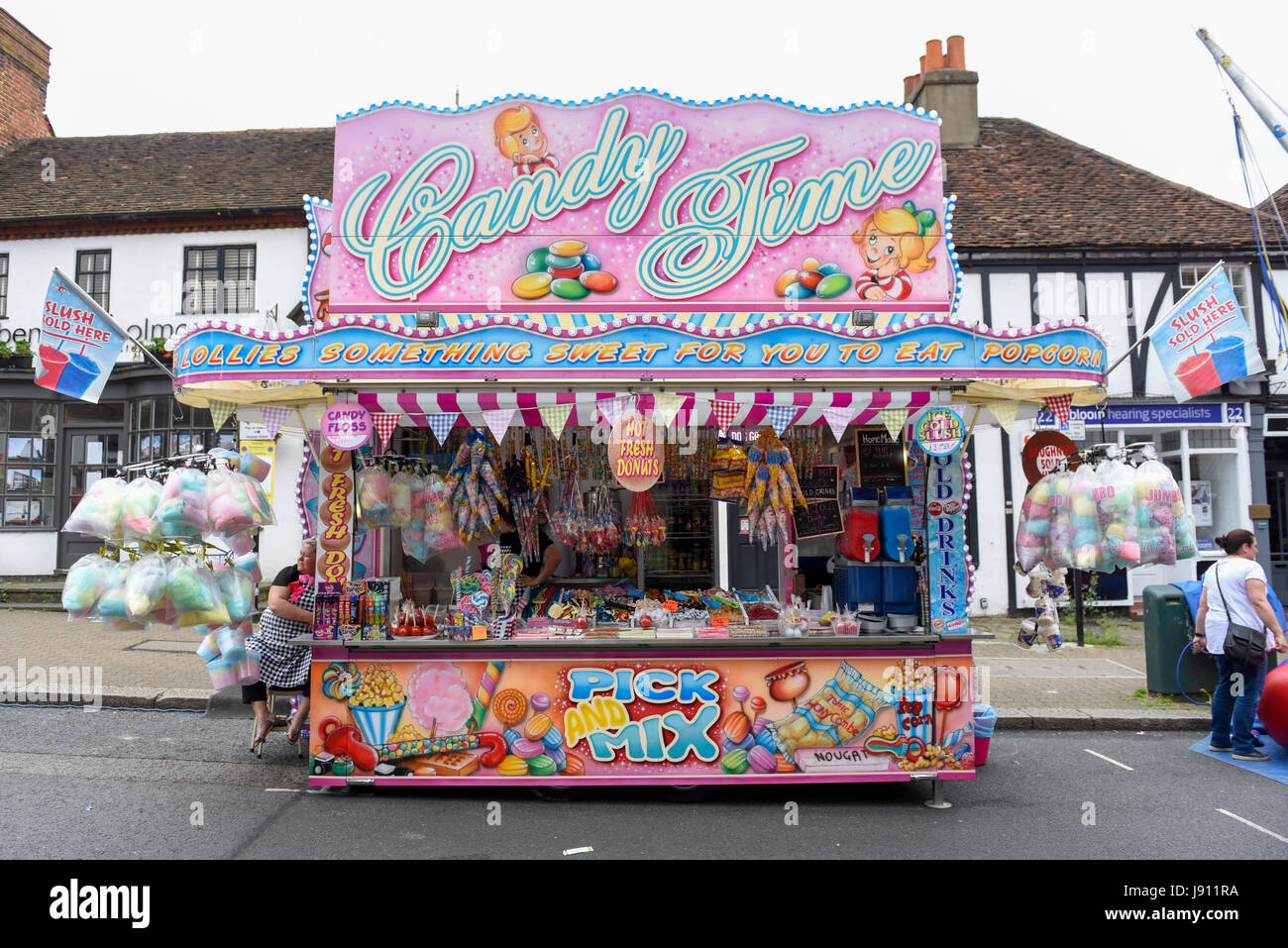 London, UK. 31. Mai 2017. Ein Pick- and -Mix Bonbons Stall. Tausende ...