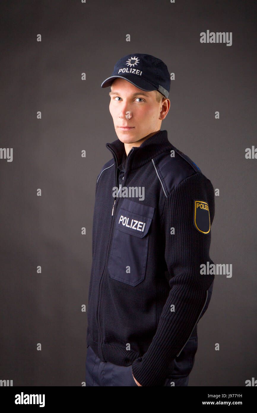 Polizei in uniform Stockfotografie - Alamy