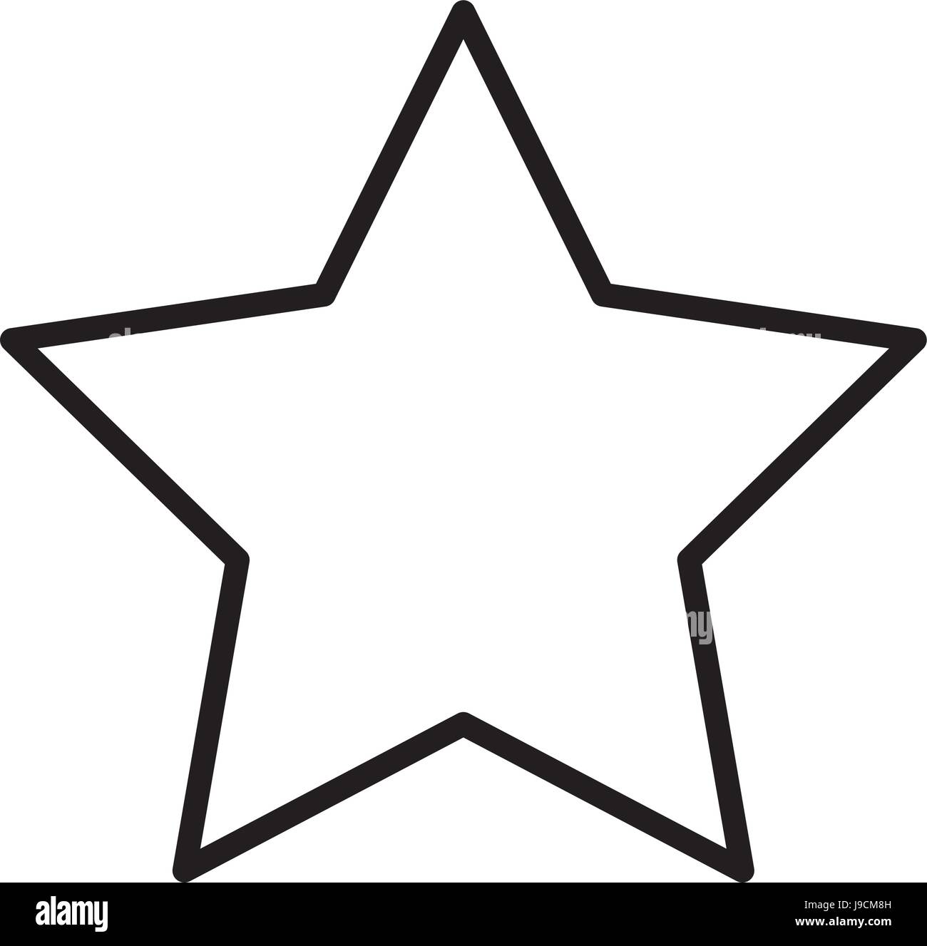 Sterne lustige Comic-Cartoon-Dekoration-Symbol Stock-Vektorgrafik - Alamy