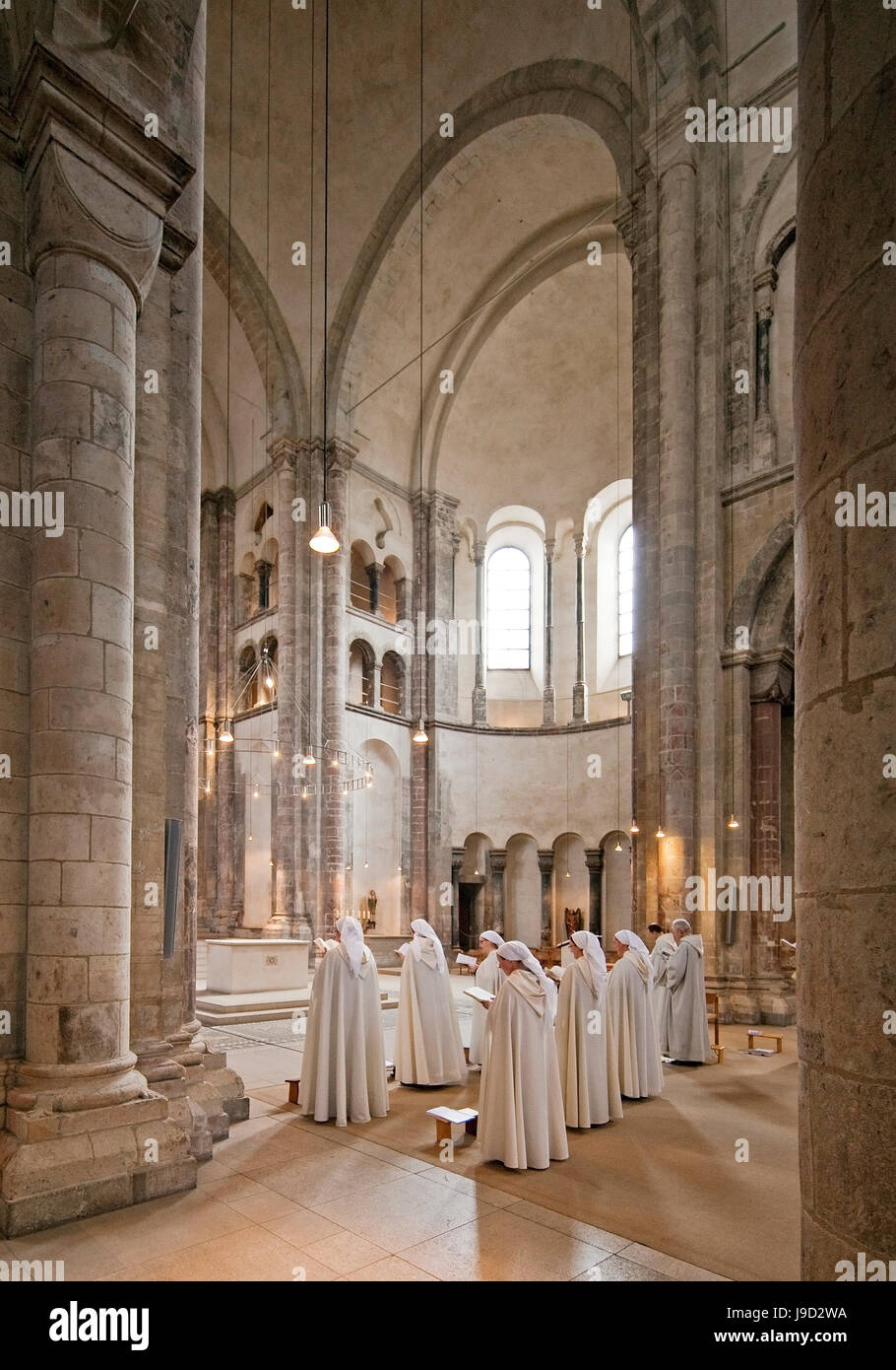 Gross St. Martin, romanische Kirche, Köln, Rheinland, Nordrhein ...