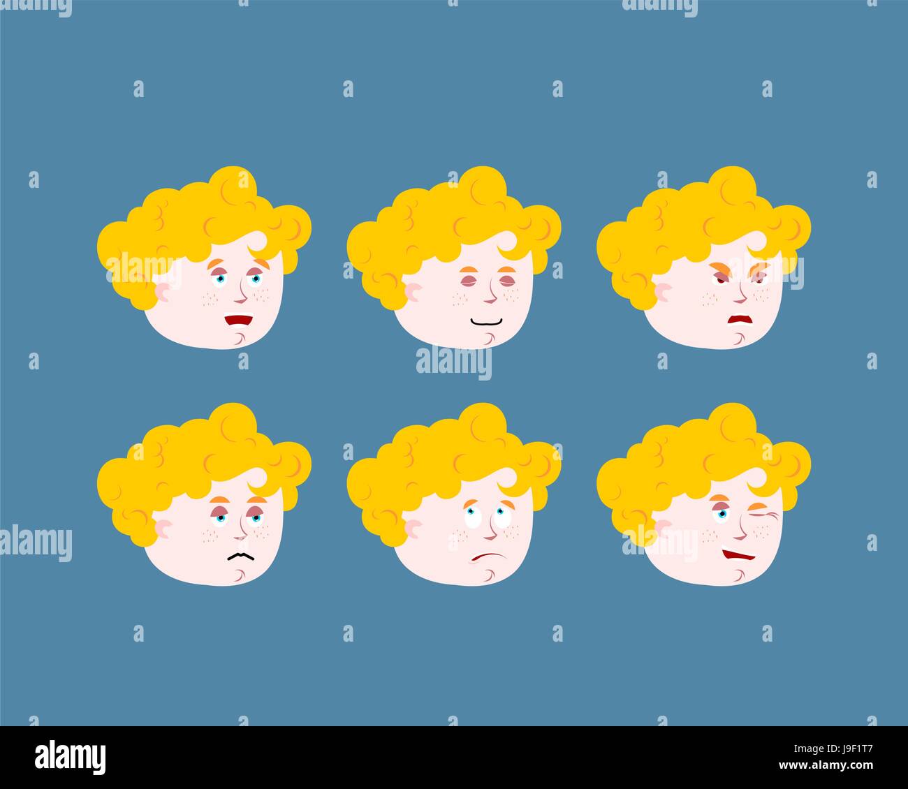 Emotionen Cupid Baby. Mengenausdrücken Avatar Kinder Amur. Gut und Böse ...