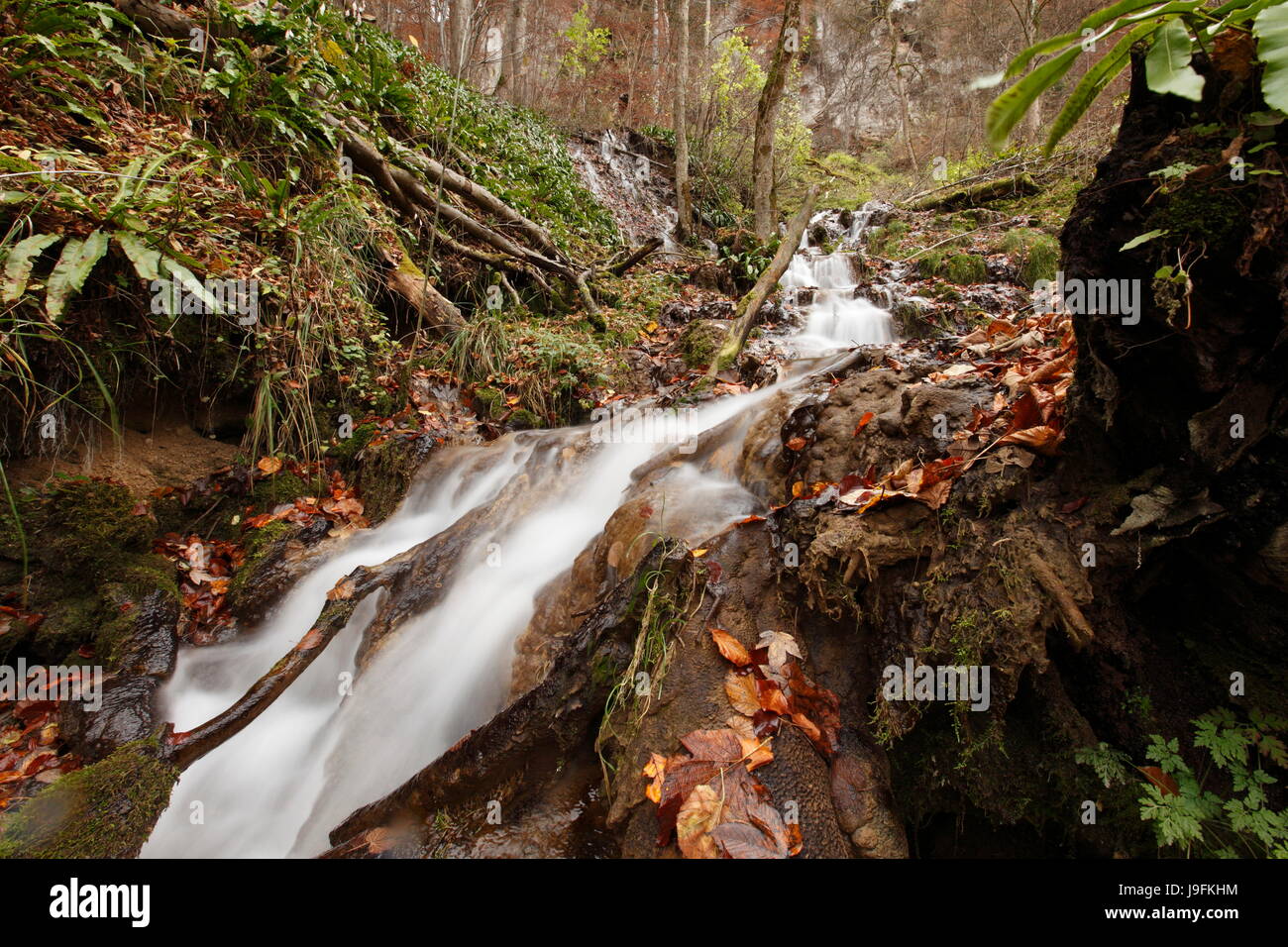 Bach, Wasserfall, Tal, Wasser, Langzeitexposition, Bach, Wasserfall ...