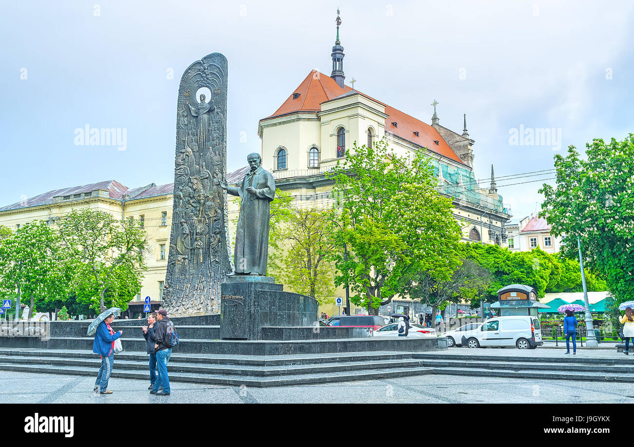 Shevchenko denkmal stadt lemberg -Fotos und -Bildmaterial in hoher ...