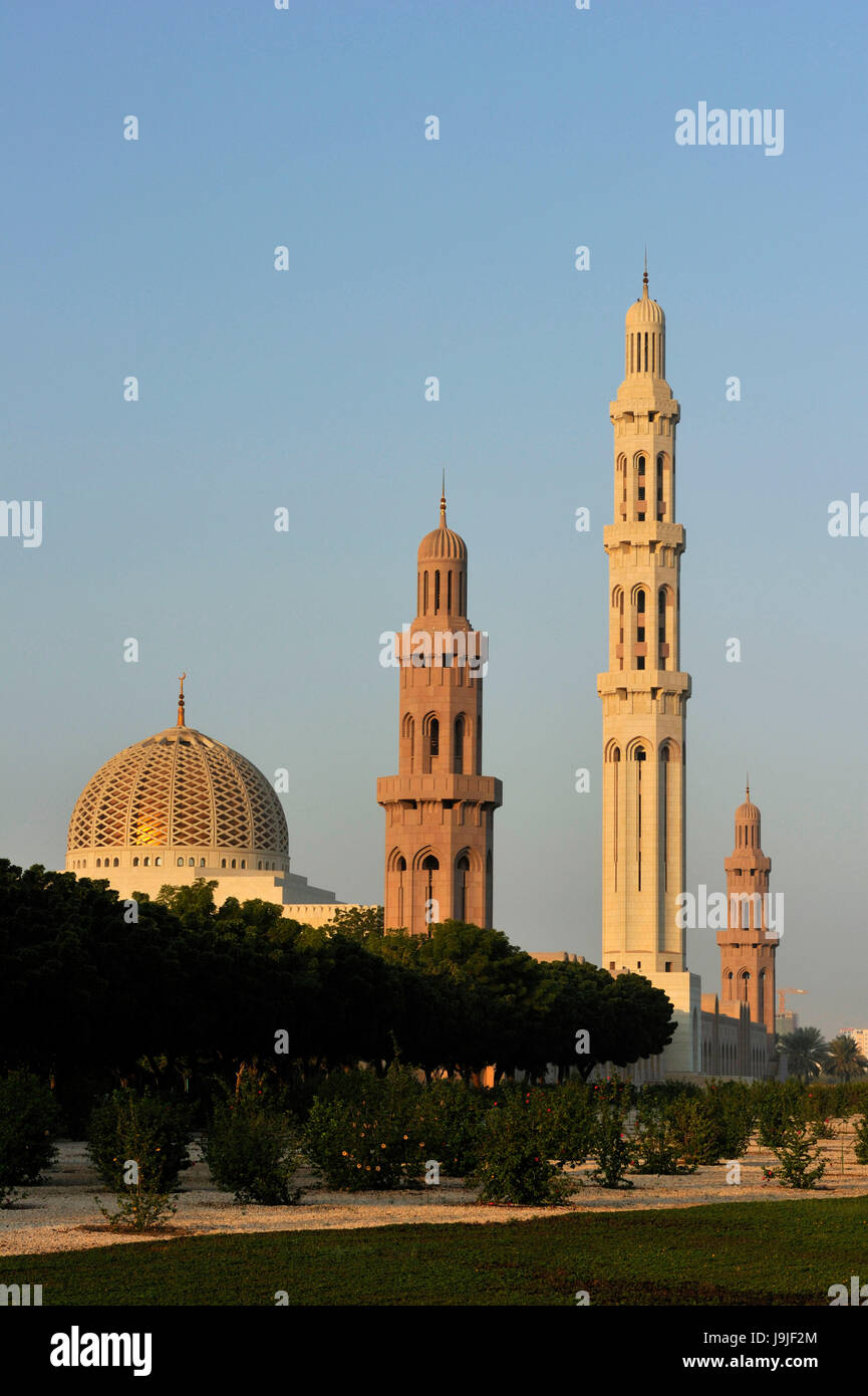 Sultanat von Oman, Arabische Halbinsel, Muscat, Moschee, Sultan-Qabus ...
