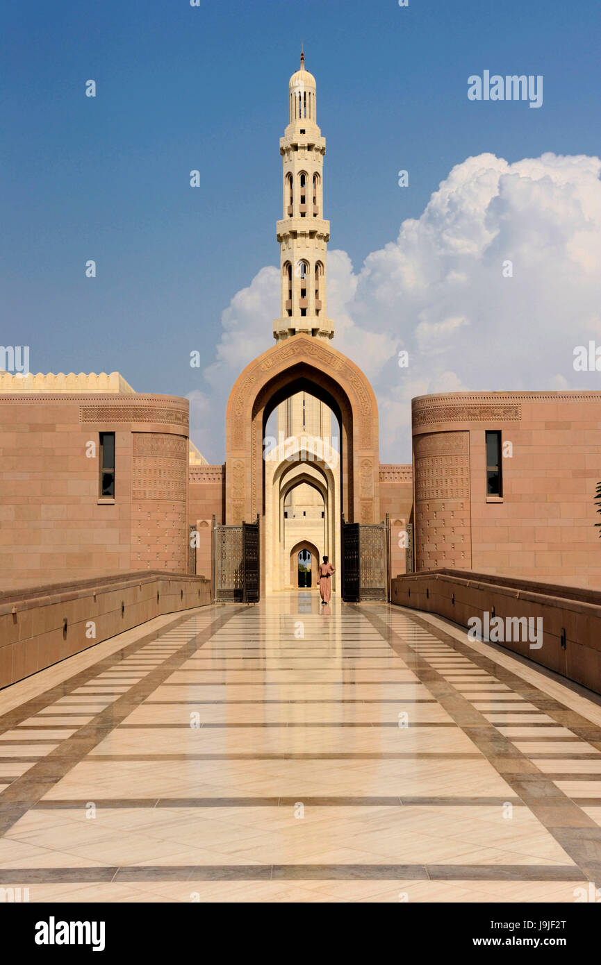 Sultanat von Oman, Arabische Halbinsel, Muscat, Moschee, Sultan-Qabus ...