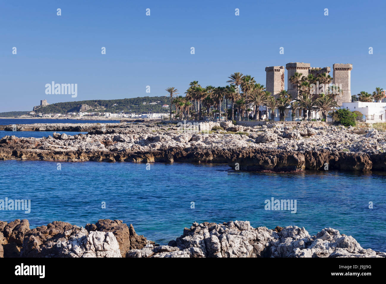 Quattro Colonne (vier Säulen) und Torre dell'Alto hinter Santa Maria al ...