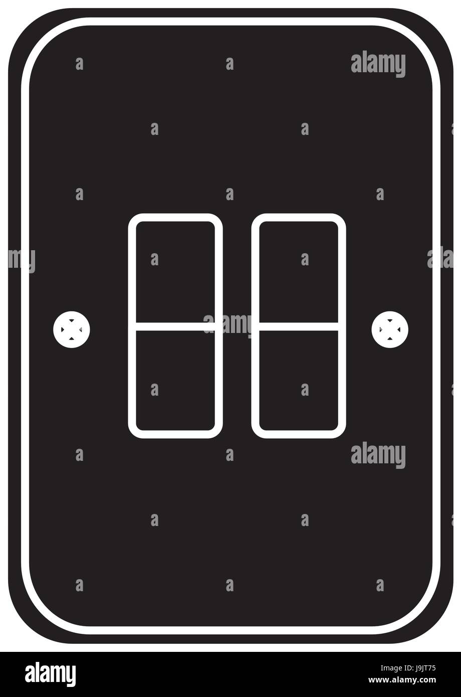 elektrische Schalter Symbol Stock-Vektorgrafik - Alamy