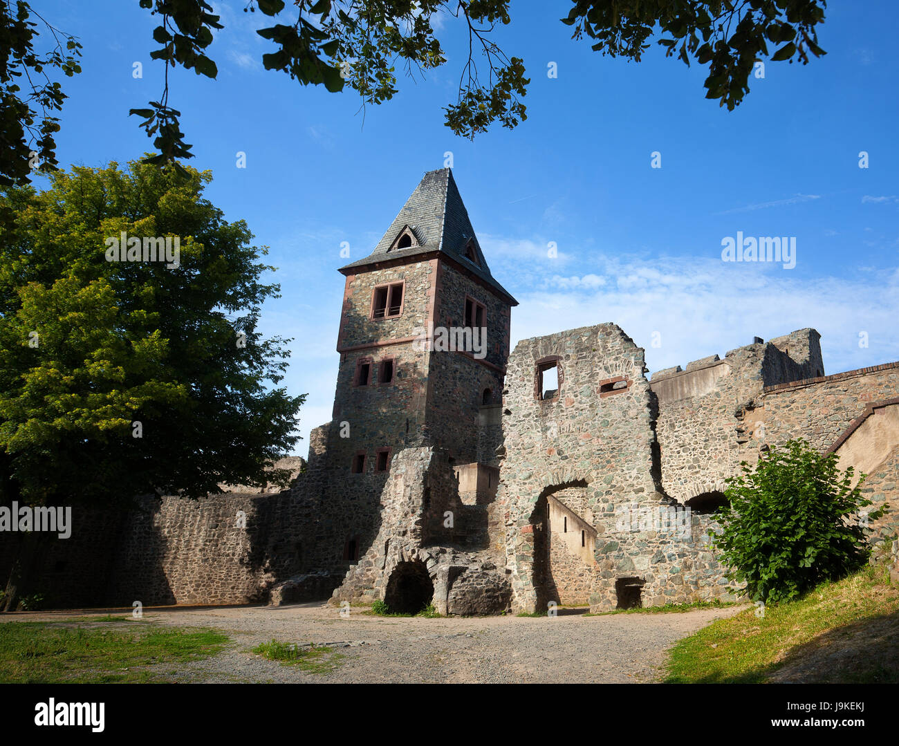Burg Frankenstein in Deutschland Stockfotografie - Alamy