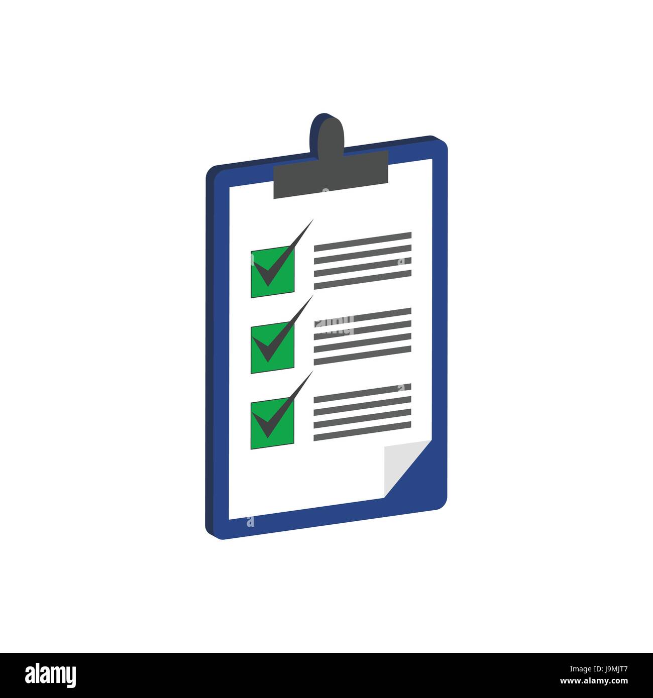 Checkliste piktogramm Stock-Vektorgrafiken kaufen - Alamy