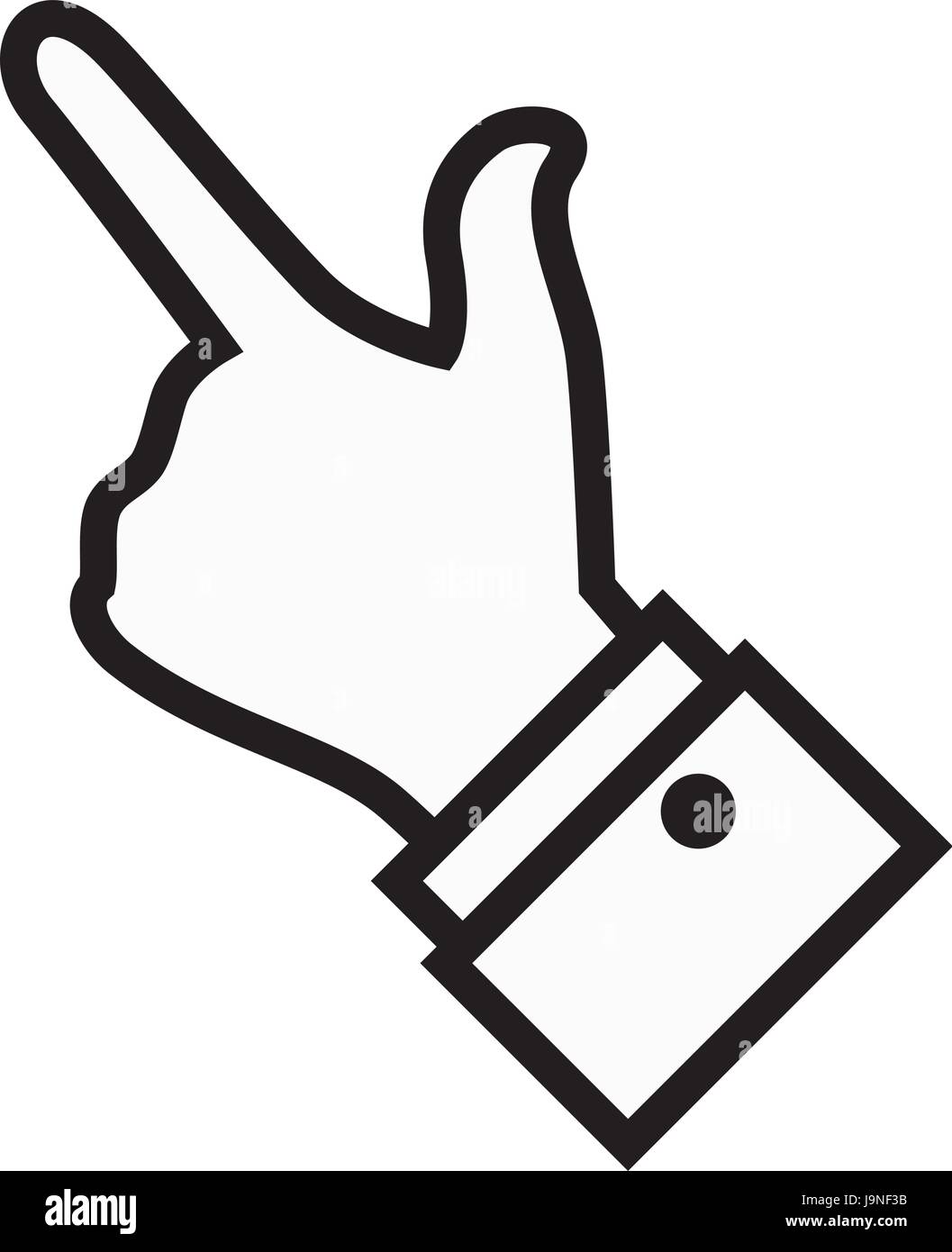 Hand Piktogramm Stockfotos und -bilder Kaufen - Alamy