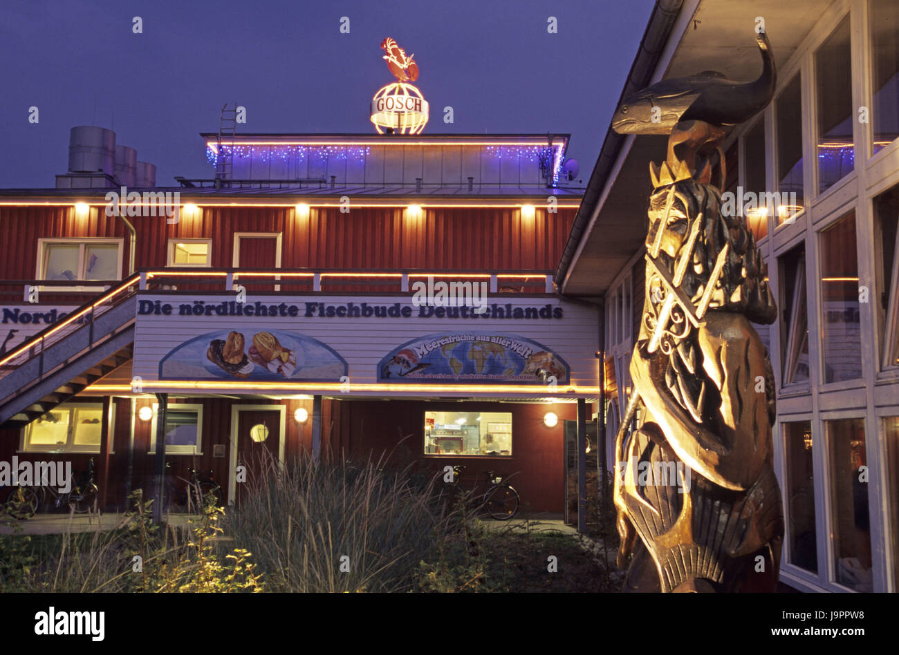 Deutschland, Schleswig - Holstein, Insel Sylt, List, Fisch Stand Gosch ...