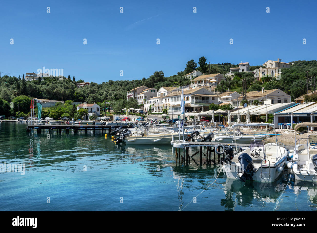 Agios Stefanos Corfu Greece Stockfotos und -bilder Kaufen - Alamy