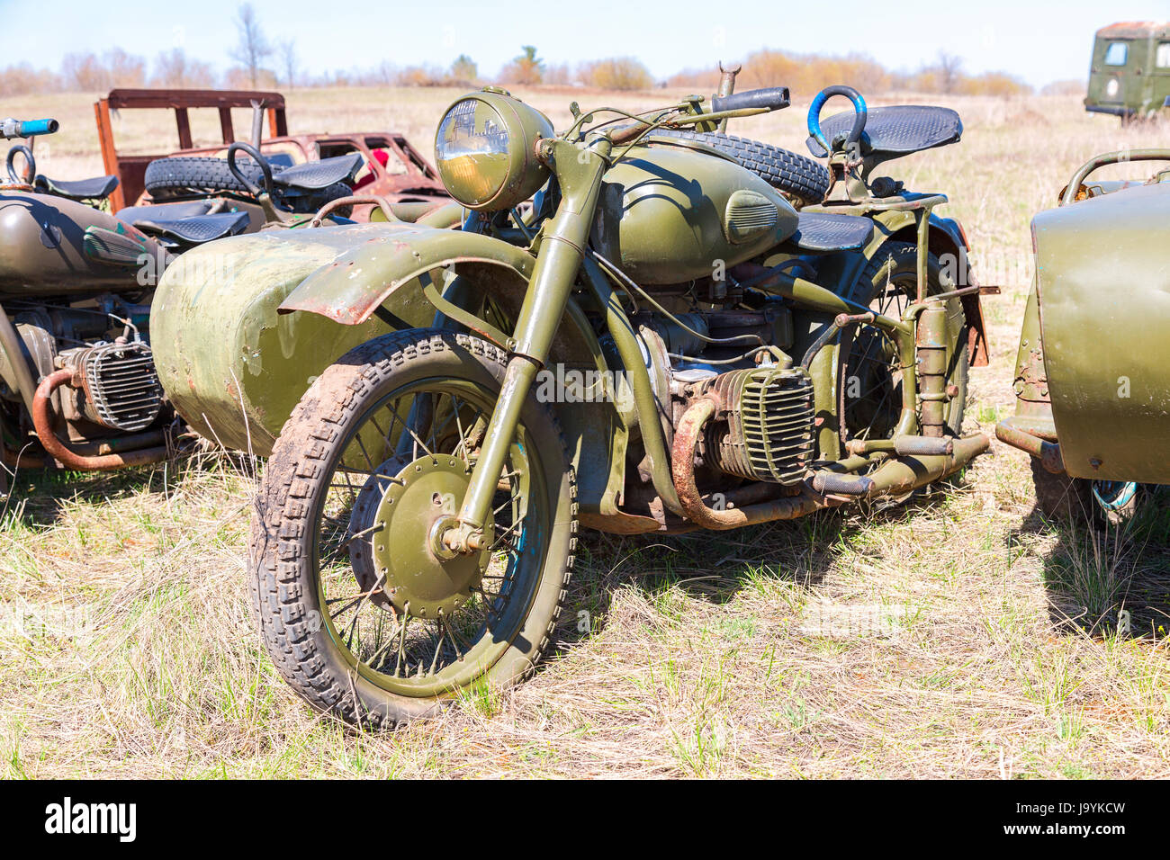 Military Motorbike Stockfotos & Military Motorbike Bilder - Alamy