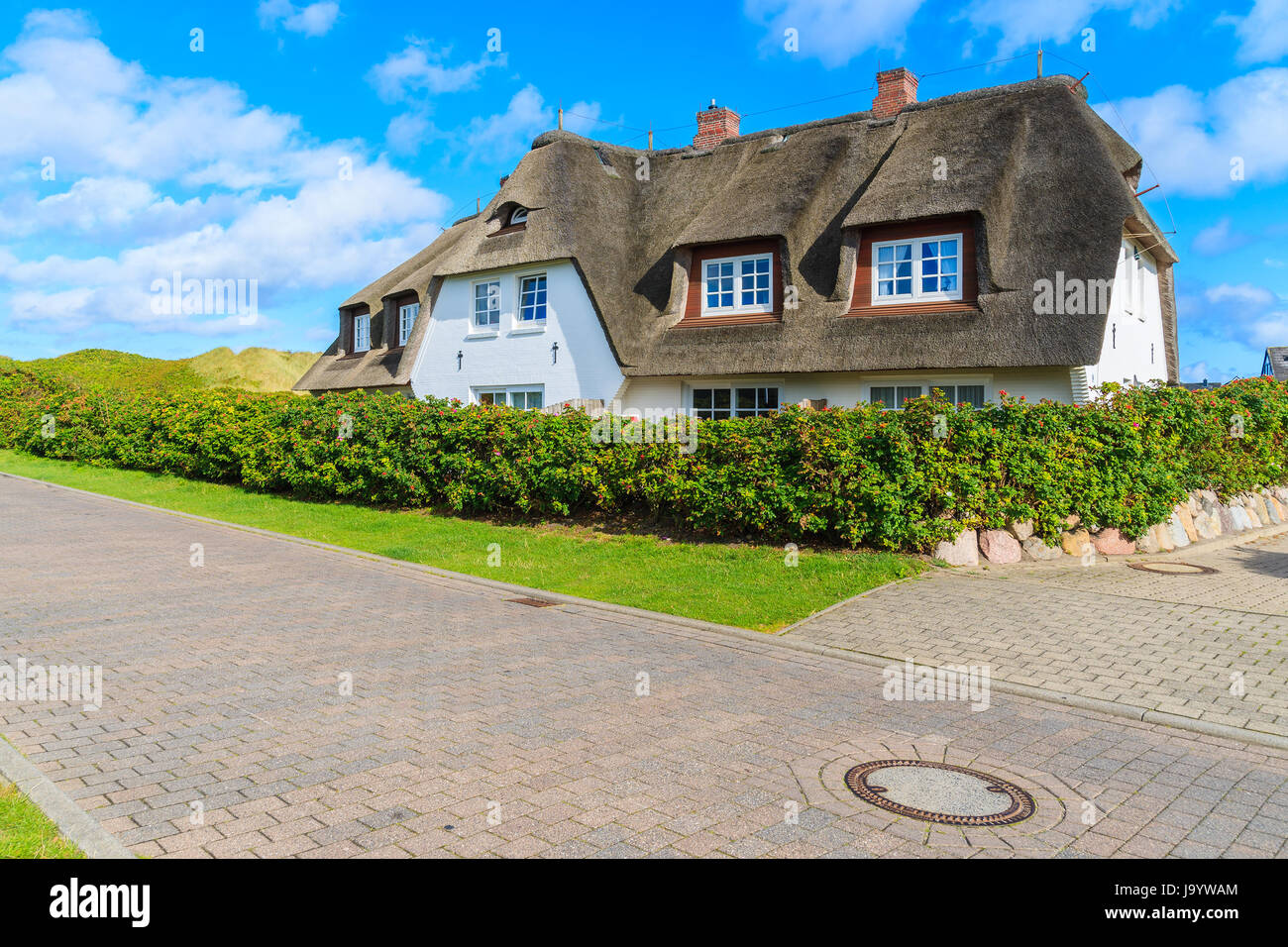 Reetdachhaus In Kampen Stockfotos und -bilder Kaufen - Alamy