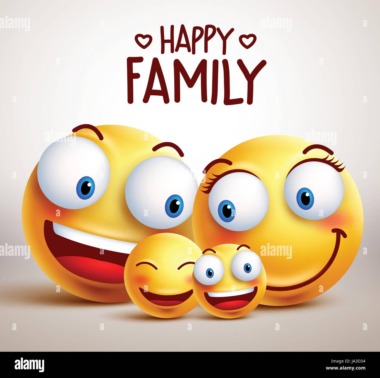 Smileys Characters Faces Cartoon Stockfotos & Smileys Characters Faces ...