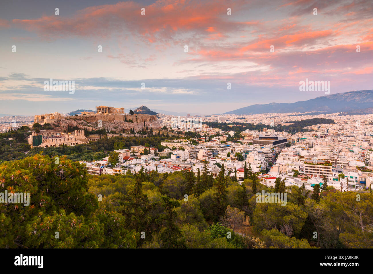 Akropolis Ansicht Stockfotos und -bilder Kaufen - Alamy