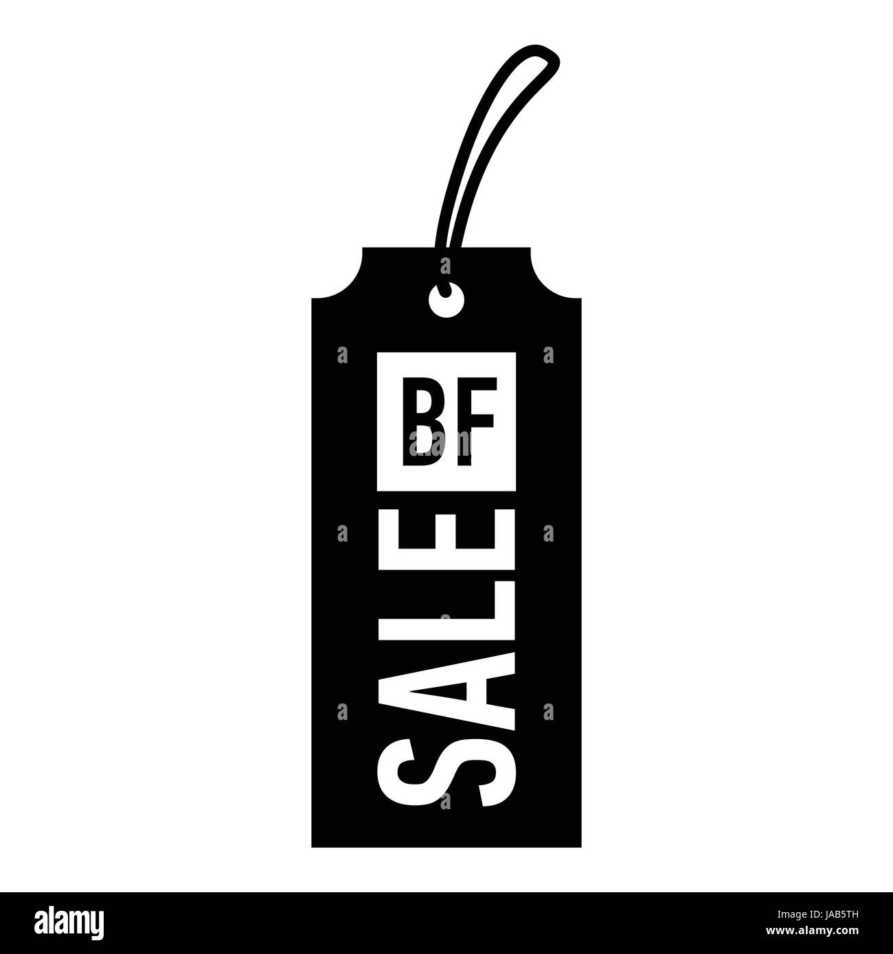 Schwarzer Freitag-Symbol zu kennzeichnen. Einfache Darstellung der ...