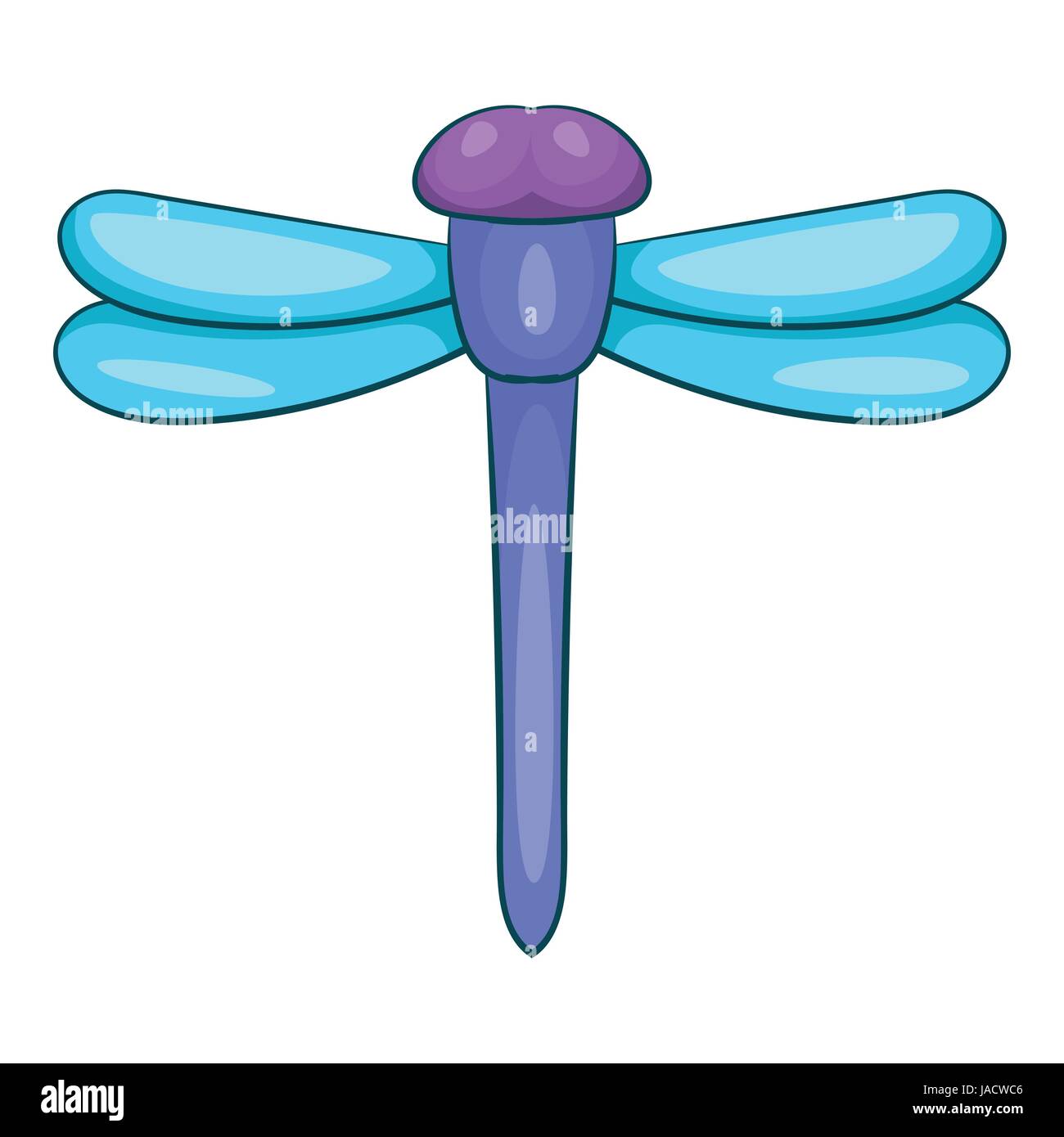 Libelle-Symbol. Cartoon-Illustration der Libelle Vektor Icon für web ...