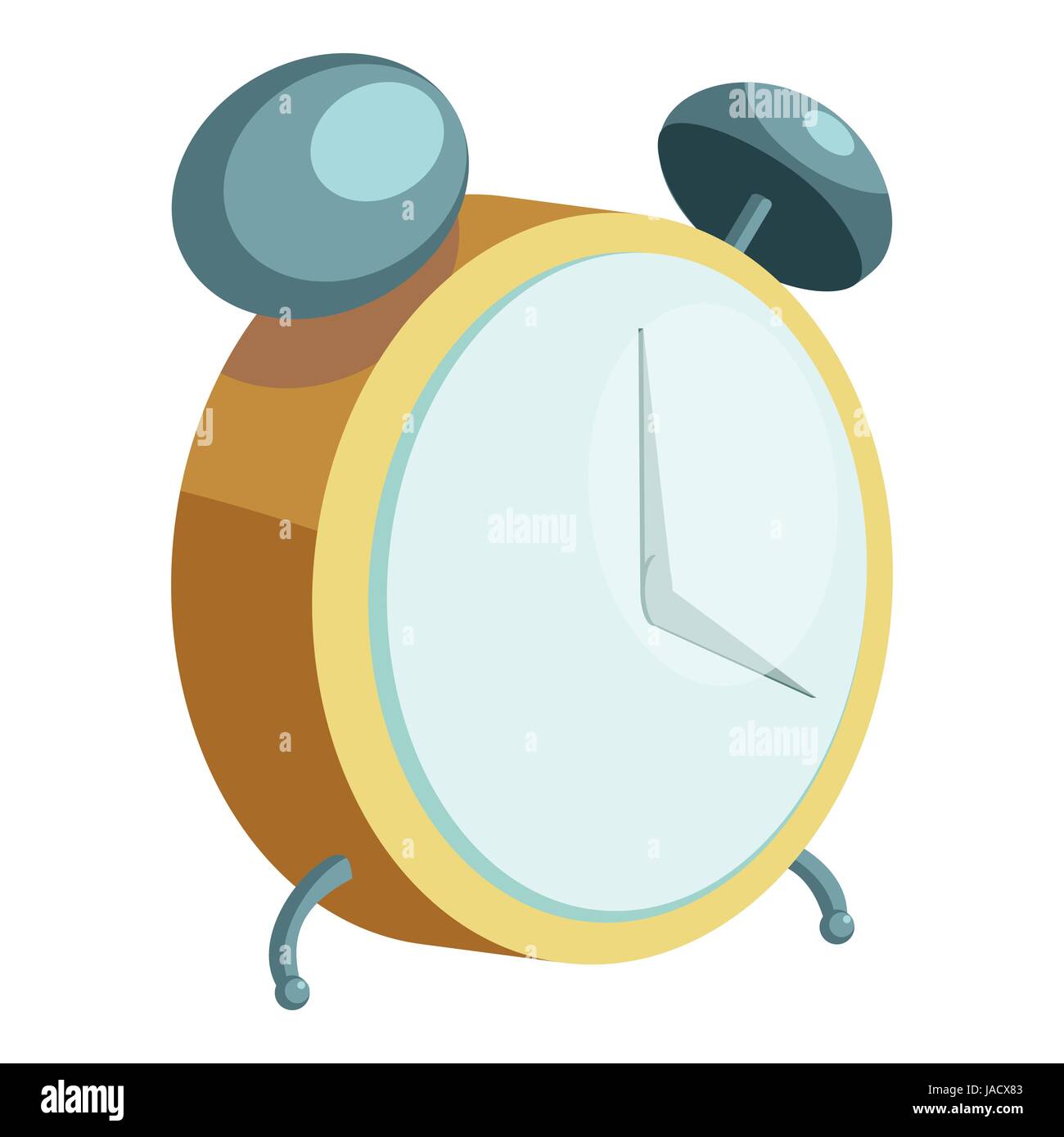 Wecker-Symbol. Cartoon-Illustration der Wecker Vektor Icon für web ...