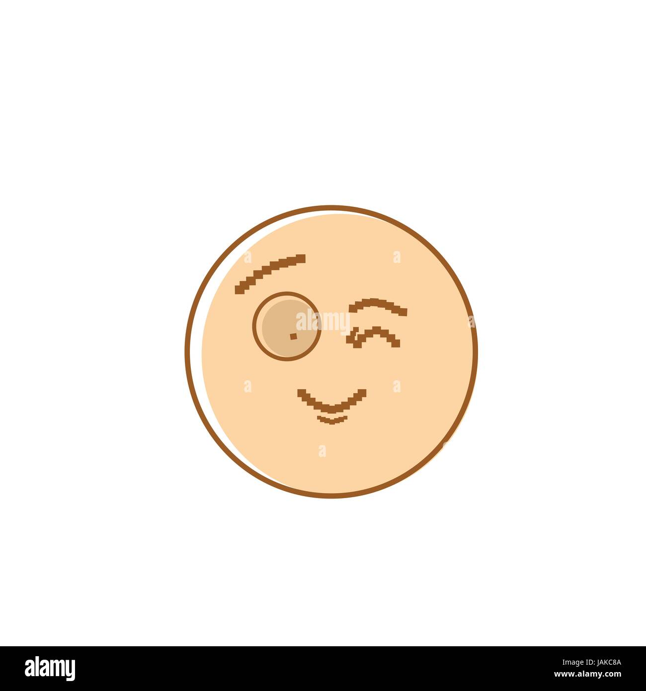 Zwinker smiley Stock-Vektorgrafiken kaufen - Alamy