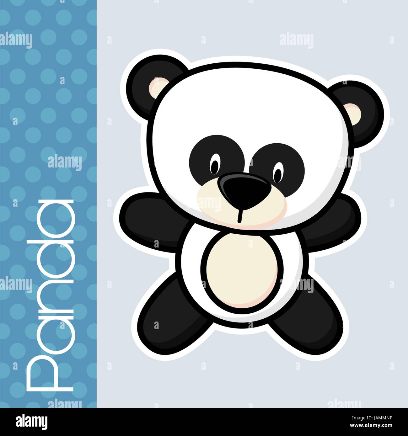 Cartoon panda animal outline -Fotos und -Bildmaterial in hoher ...