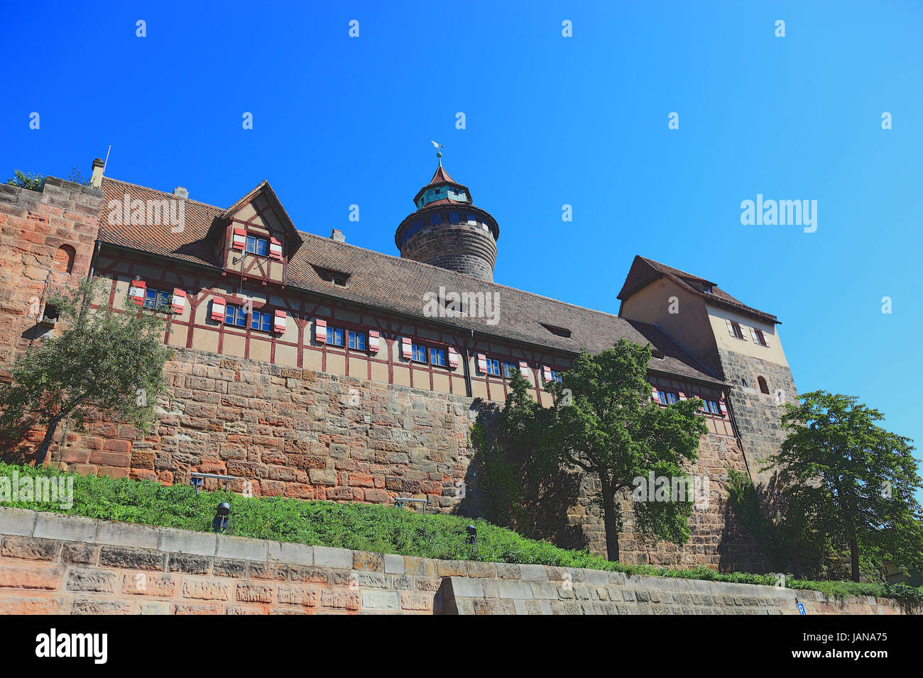 Nürnberger Burg, Nürnberg, Heiden Turm, Palas, kaiserliche Kapelle ...