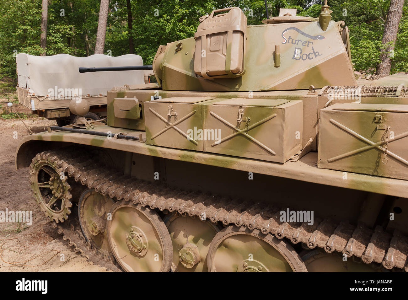 Panzer II Ausf. L "Luchs" an Militracks Ereignis Stockfotografie - Alamy