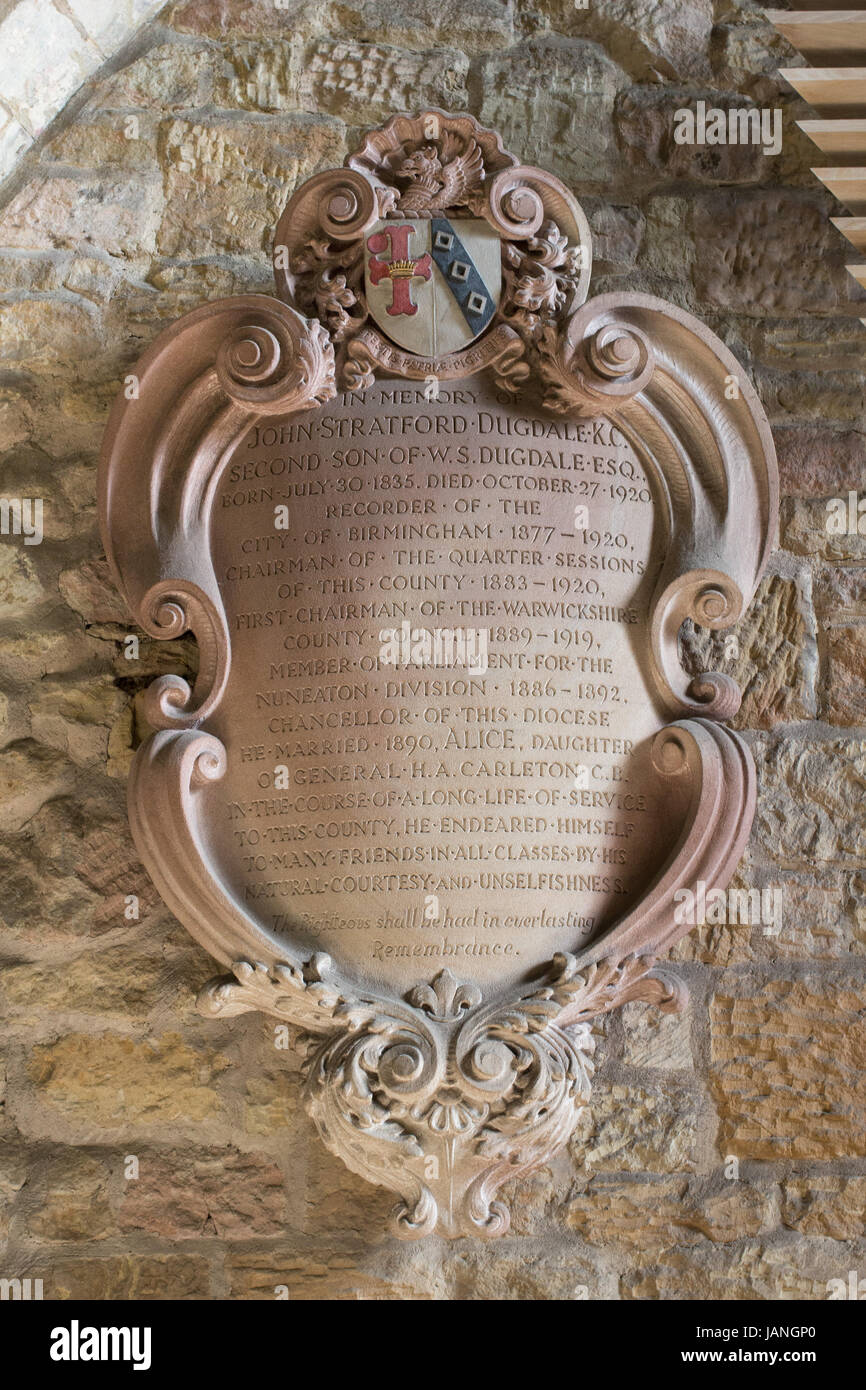 St. Maria die Kirche der Muttergottes Merevale ist eine historische ...