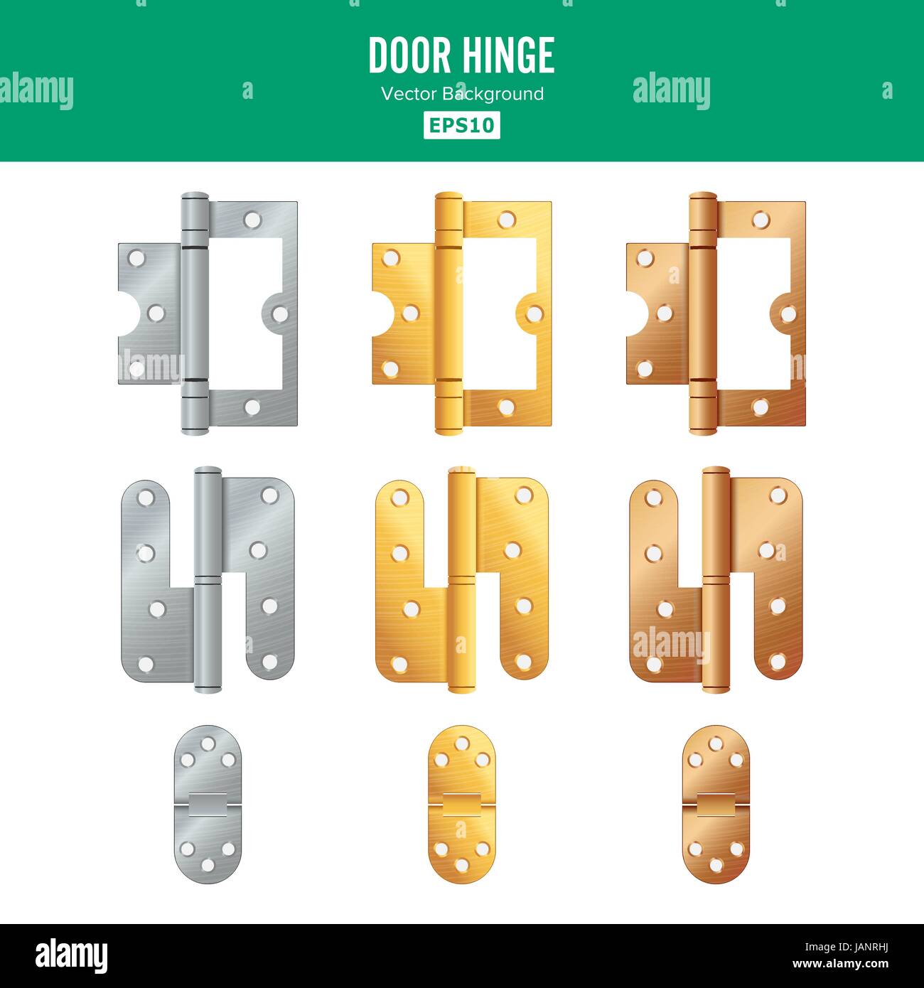Scharnier detail Stock-Vektorgrafiken kaufen - Alamy