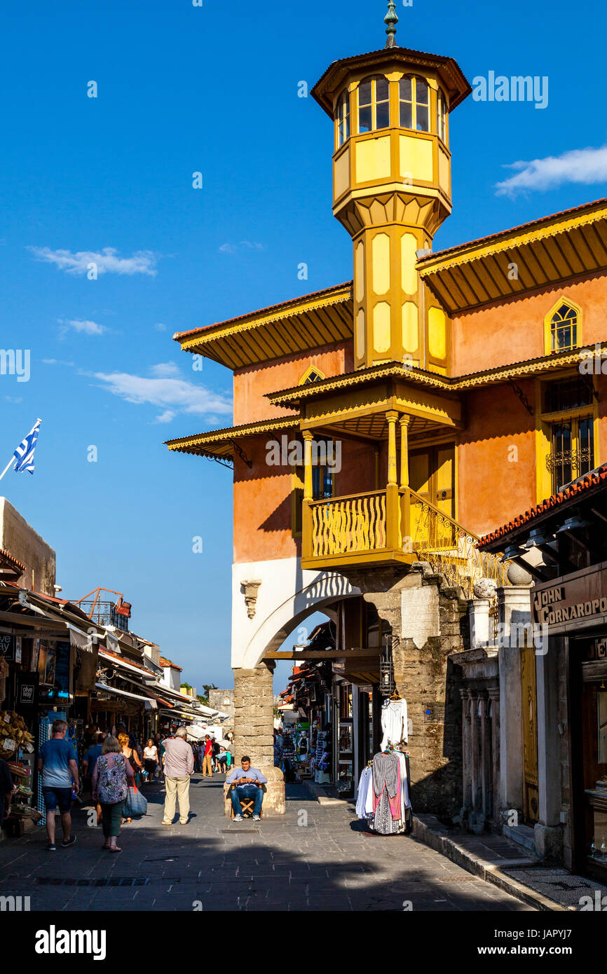 Mehmet Aga-Moschee, Altstadt von Rhodos, Rhodos, Griechenland ...