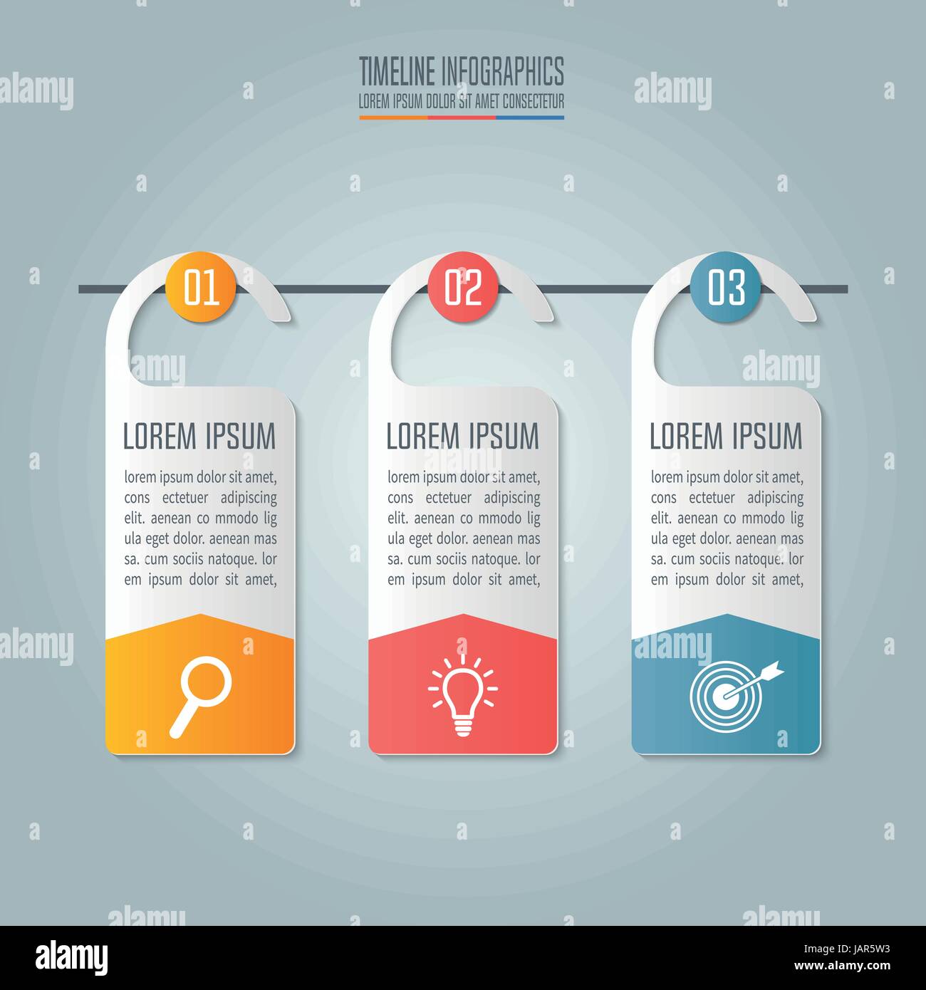 Kreatives Konzept für die Infografik. Zeitachse Infografik Vektor und ...