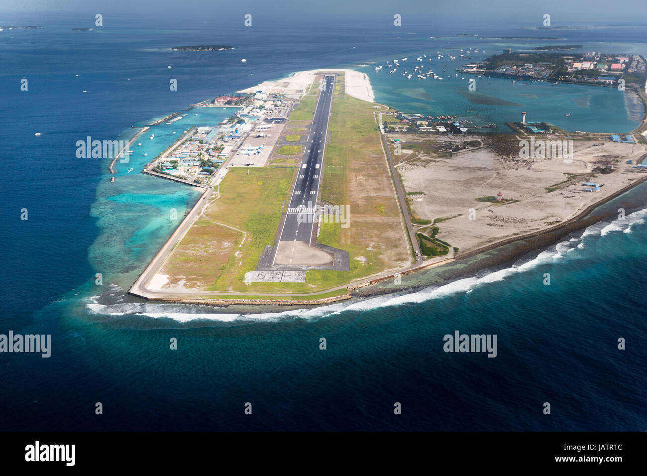 Bild der wichtigste Flughafen in Male, Hauptstadt der Malediven-region ...
