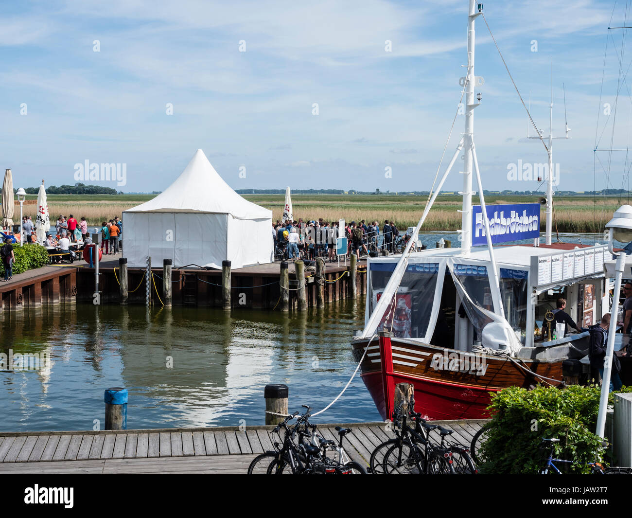 Hafen, Ostseebad Zingst, Ostsee Halbinsel von Fischland-Darß-Zingst ...