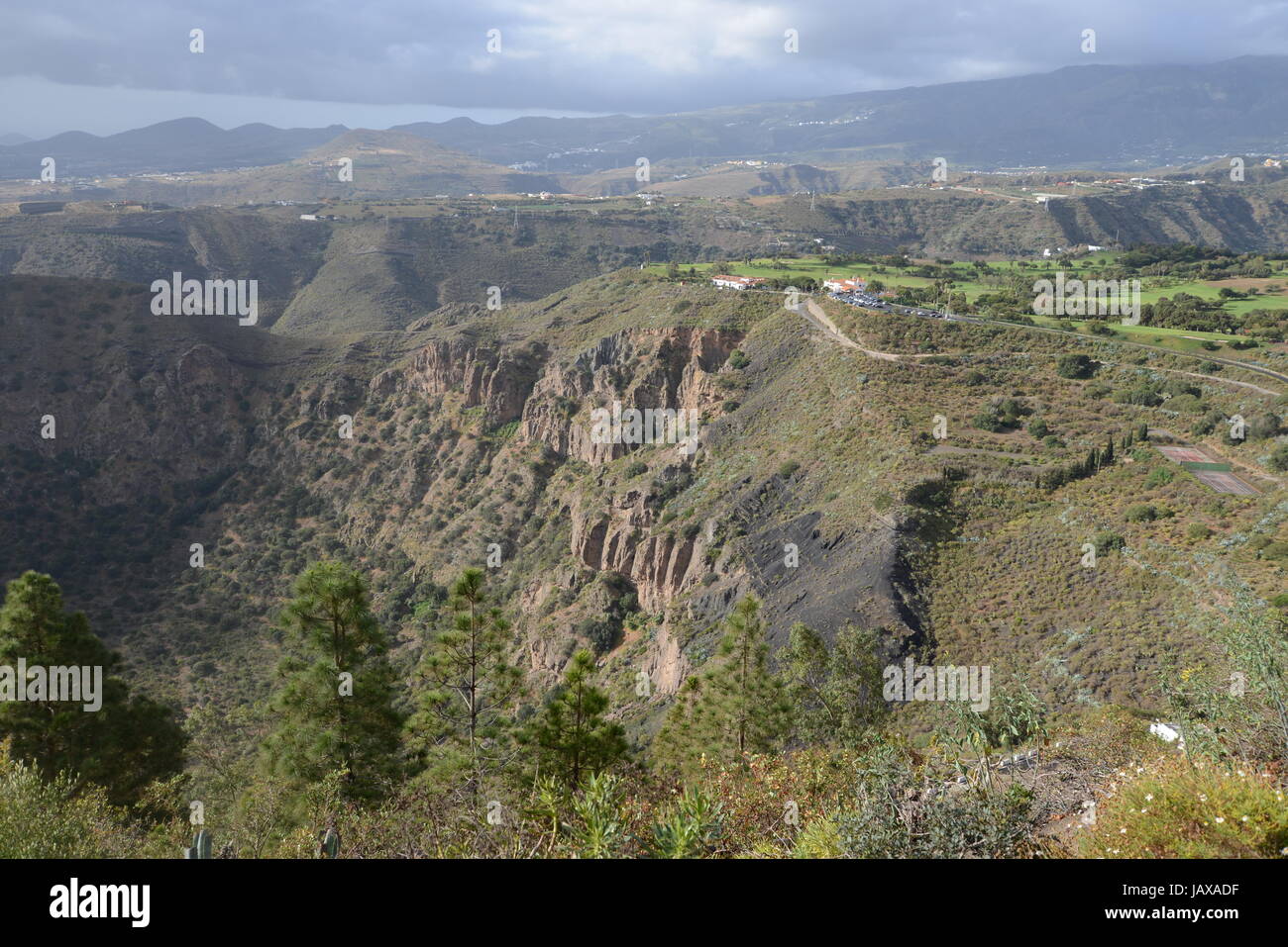 Caldera de Bandama, Gran Canaria, Caldera, Bandama, Kanaren, Kanarische ...