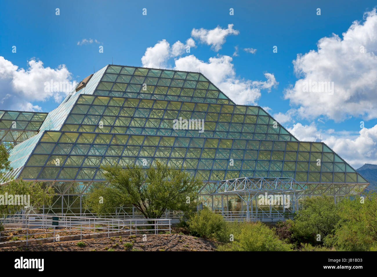 Biosphäre 2, autarkes Ökosystem, Oracle, Arizona, USA Stockfotografie ...