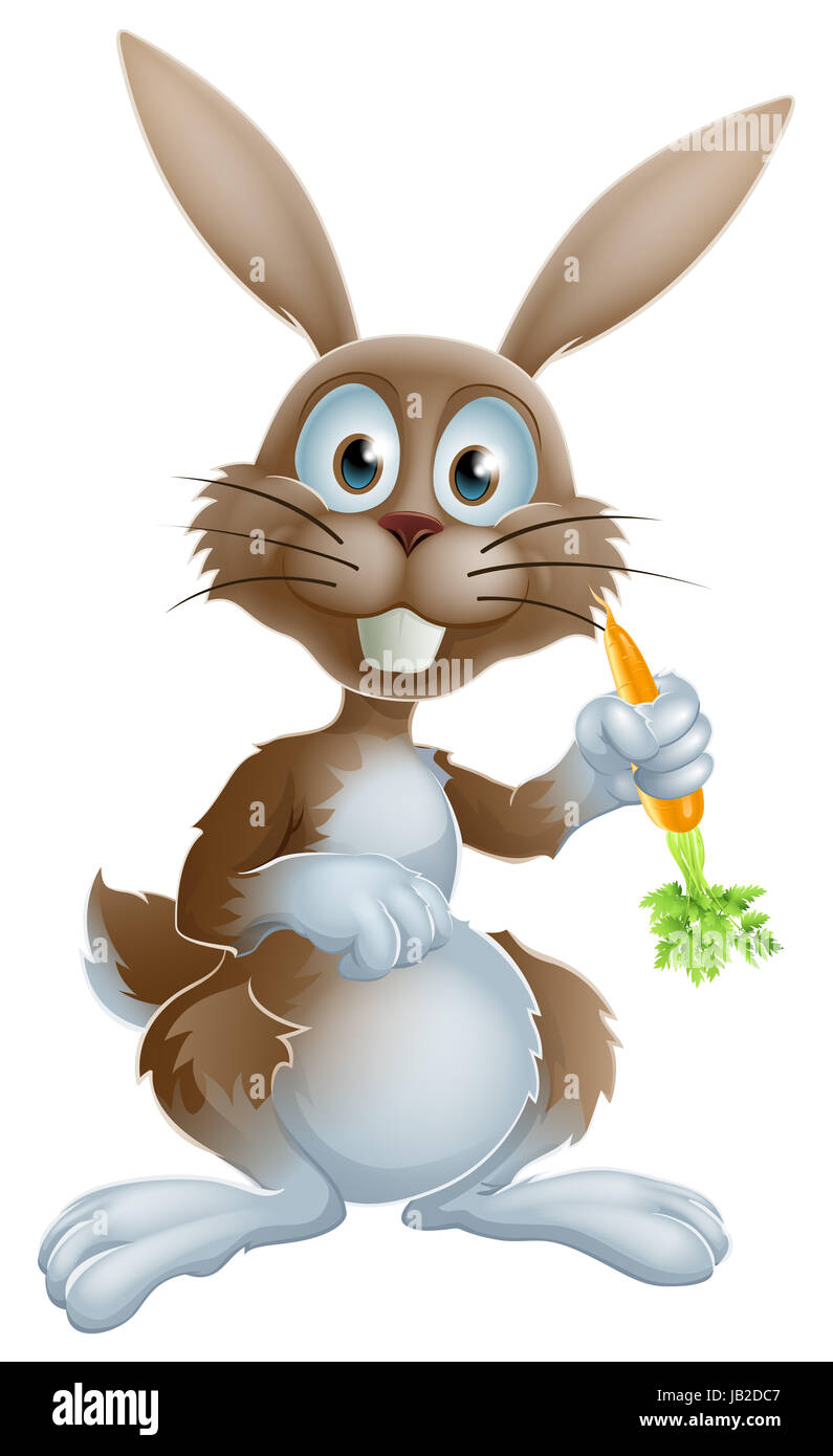 Cartoon Rabbit Carrot Stockfotos & Cartoon Rabbit Carrot Bilder - Alamy
