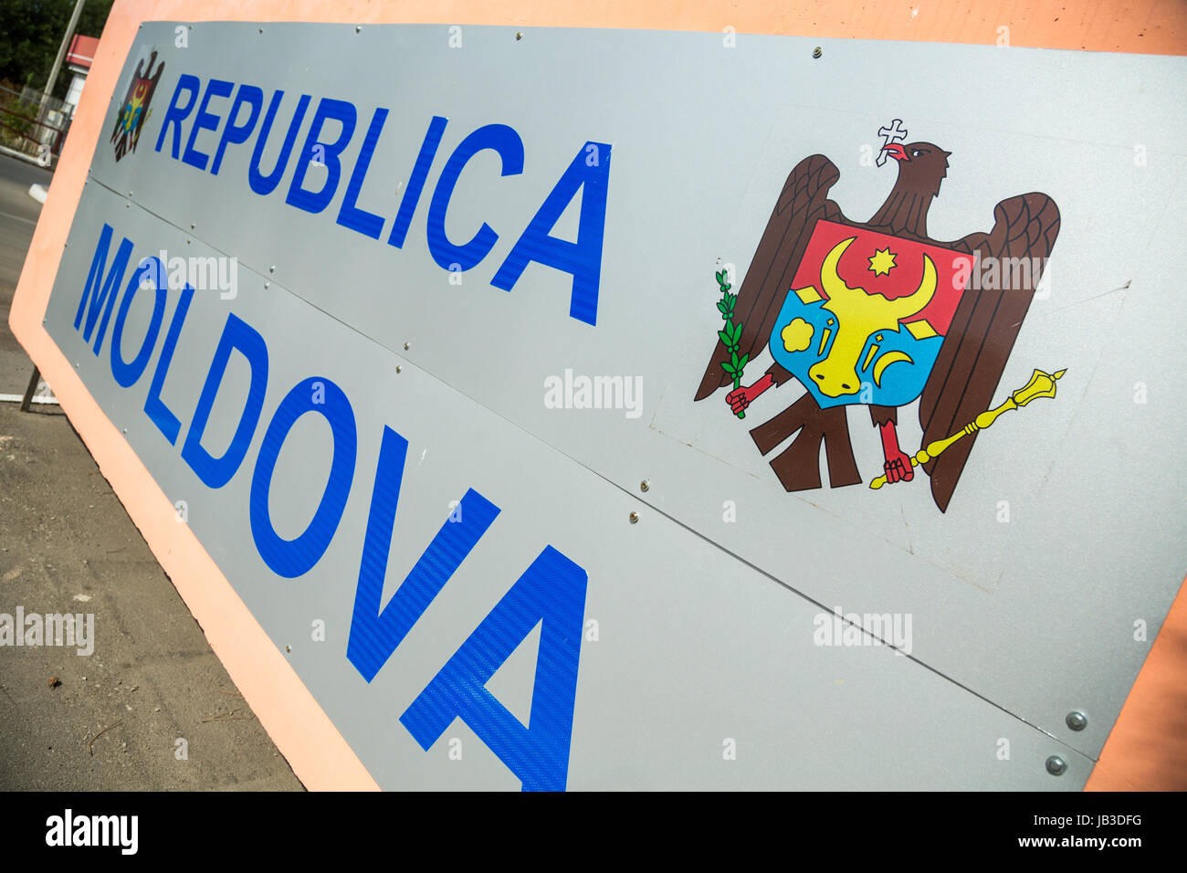 Tudora, der Republik Moldau, der Staat das Wappen der Republik Moldau ...