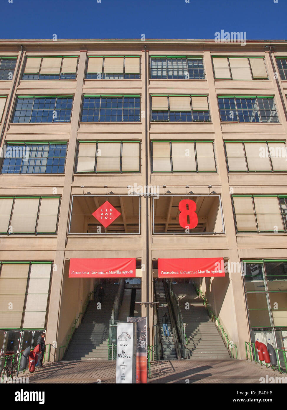 Turin Lingotto Fiat Factory Stockfotos & Turin Lingotto Fiat Factory ...