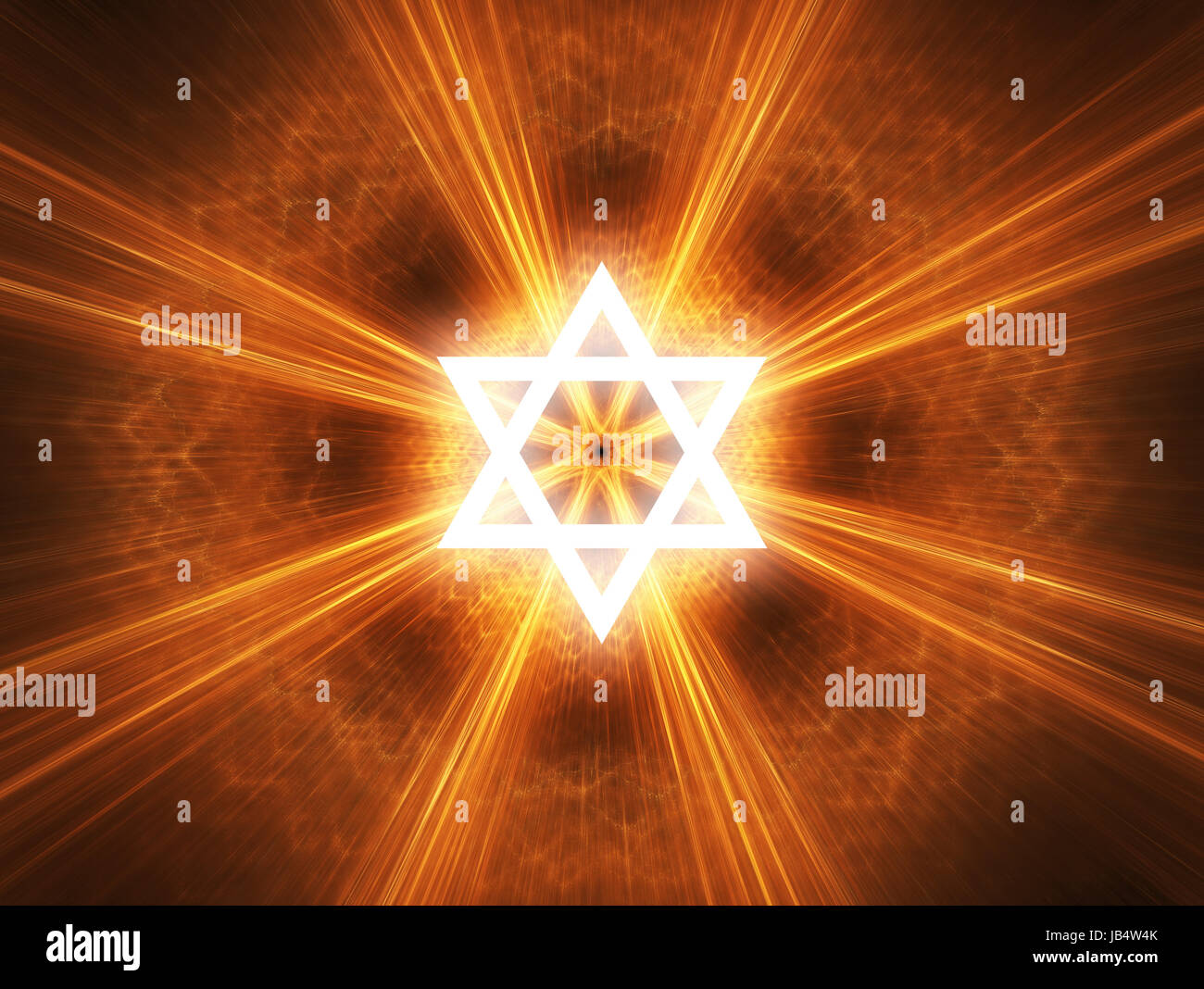 Judentum religiöses Symbol - Davidstern Stockfotografie - Alamy