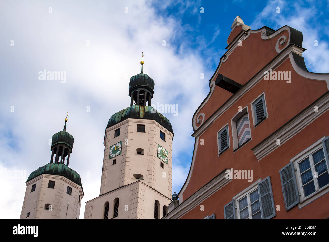 Panorama der Wending (Gemeinde im Bezirk Bayern, Deutschland) mit St ...