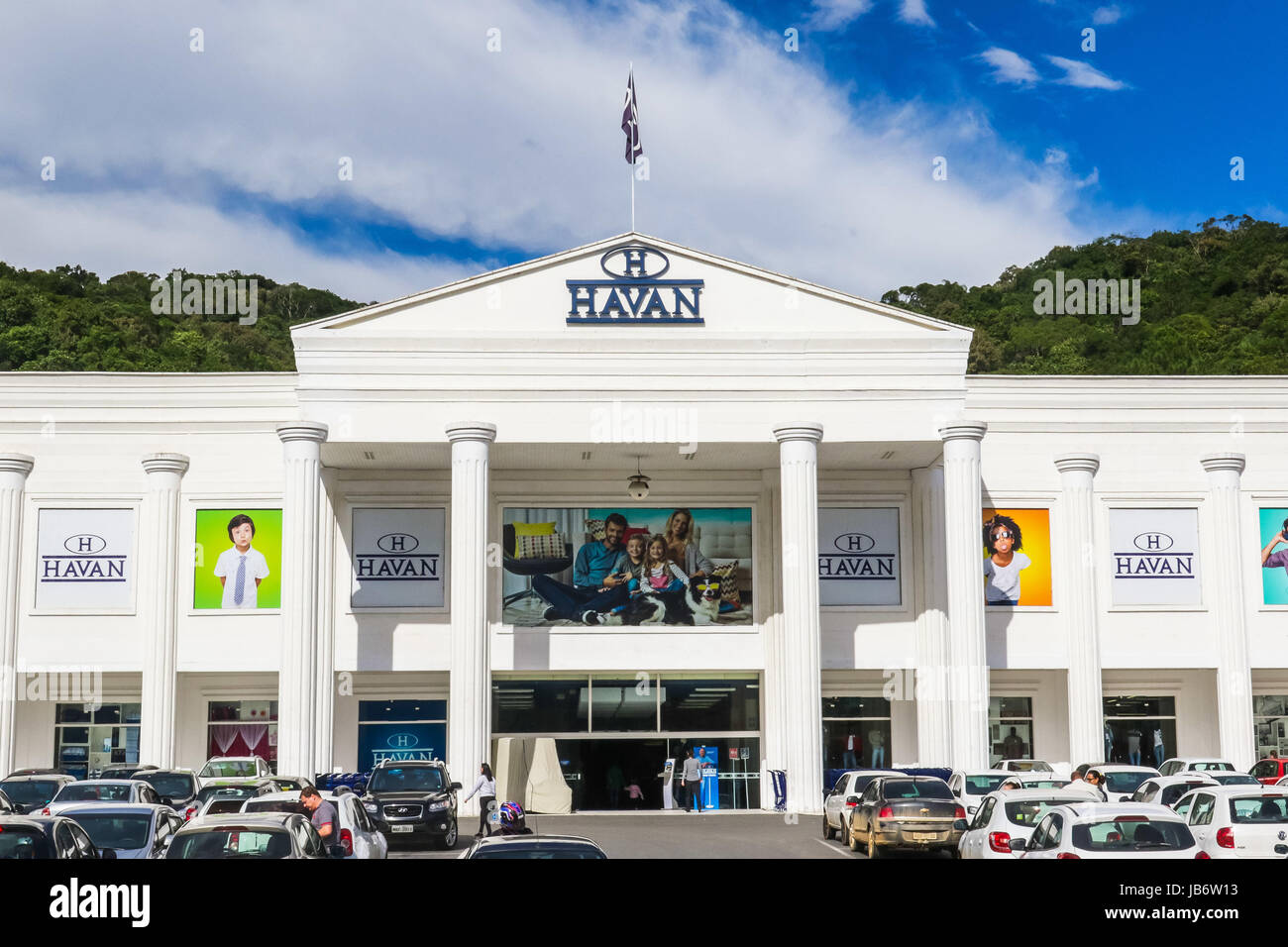 BRUSQUE, SC - 09.06.2017: LOJA MATRIZ DA HAVAN - zentrale Kaufhaus Havan, befindet sich in ...