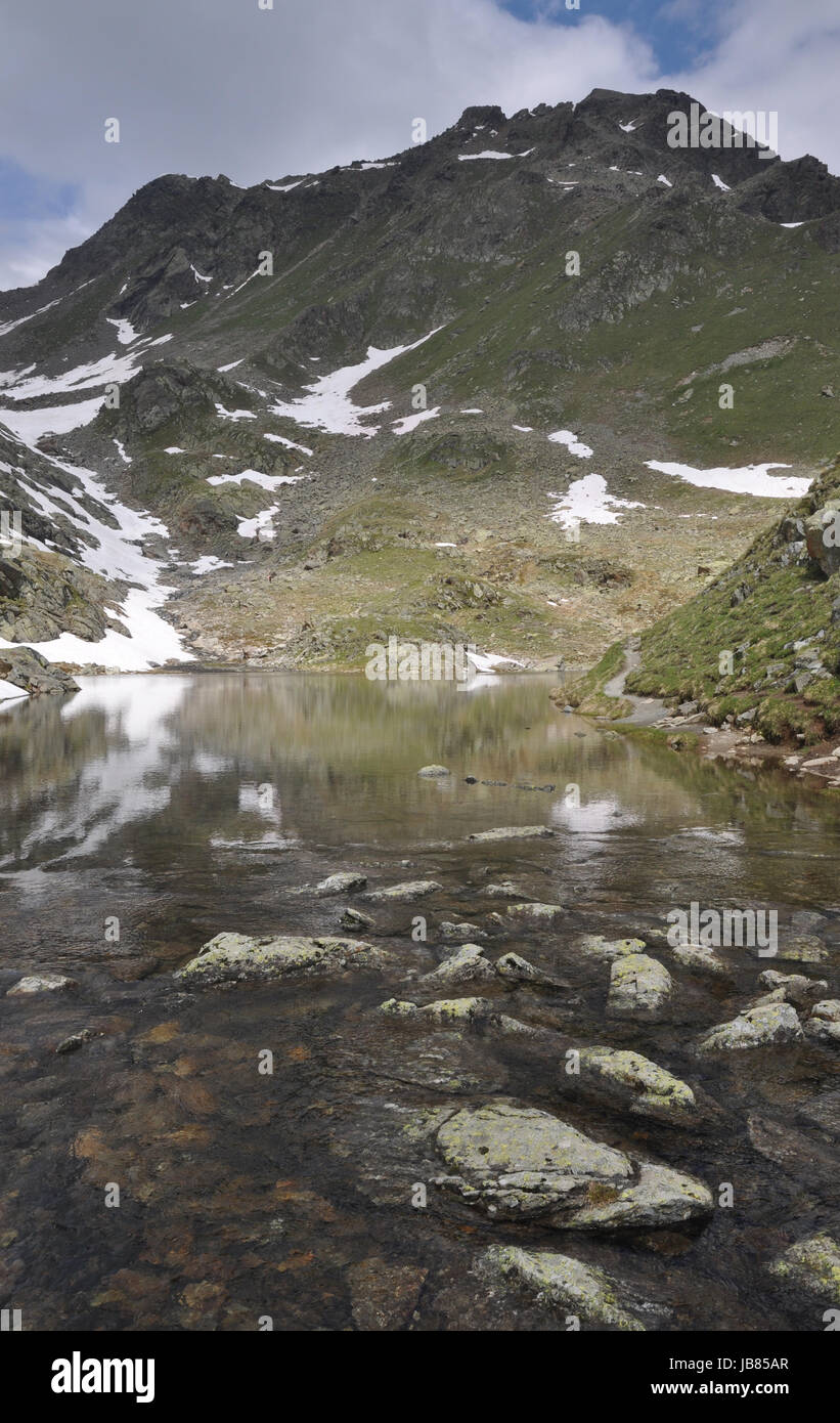 Furglersee, Tirol, Österreich, Bergsee, Berge, See, Gebirge ...