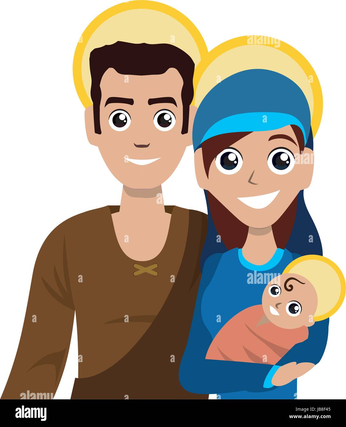 Baby jesus mary joseph karikatur Stock-Vektorgrafiken kaufen - Alamy