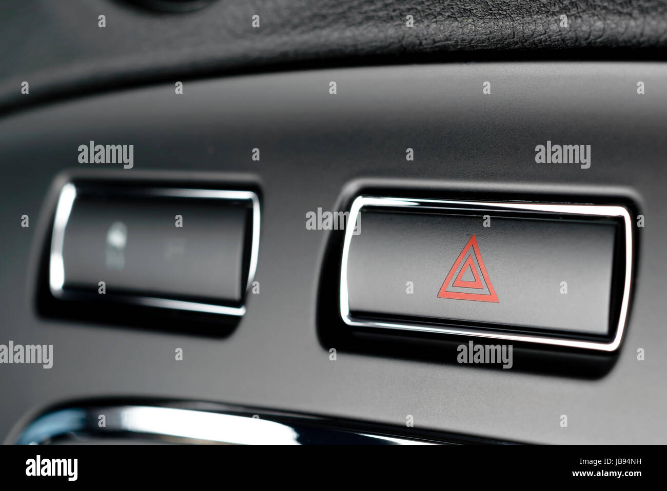 Fahrzeug, Auto Gefahren Warnung Blinker Taste mit sichtbaren roten ...